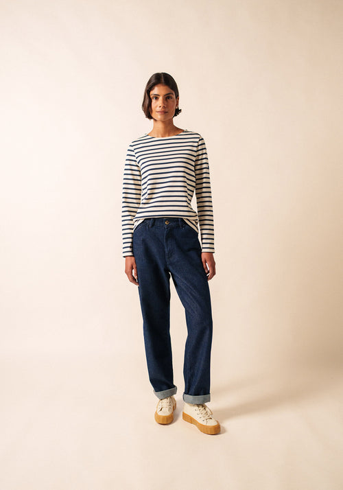 Meridame striped sailor shirt regular fit, in thick cotton | SAINT ...