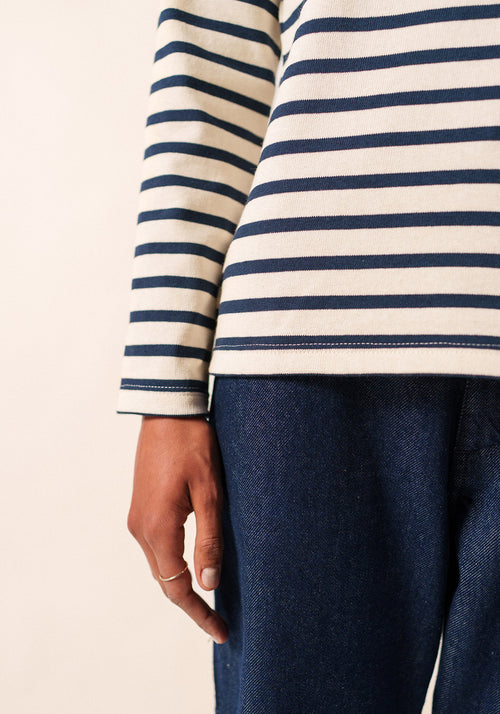 Meridame striped sailor shirt regular fit, in thick cotton | SAINT ...